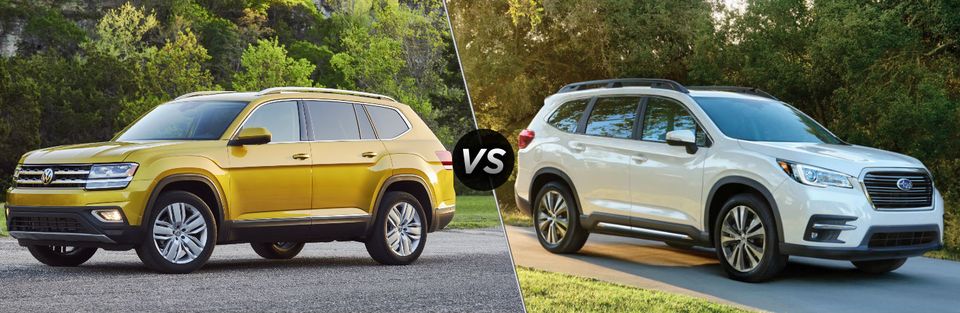 2018 Volkswagen Atlas vs 2019 Subaru Ascent